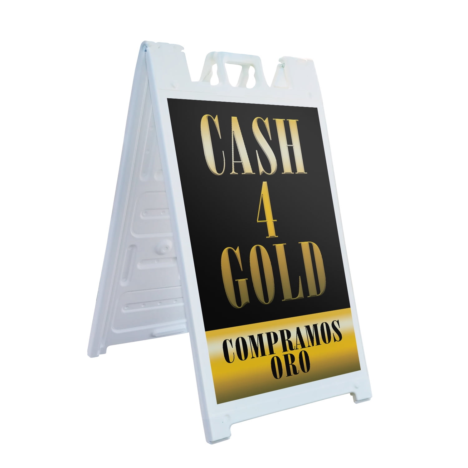 Cash4Gold Compramos Oro 24" x 36" Double Sided A-Frame Sidewalk Sign ...