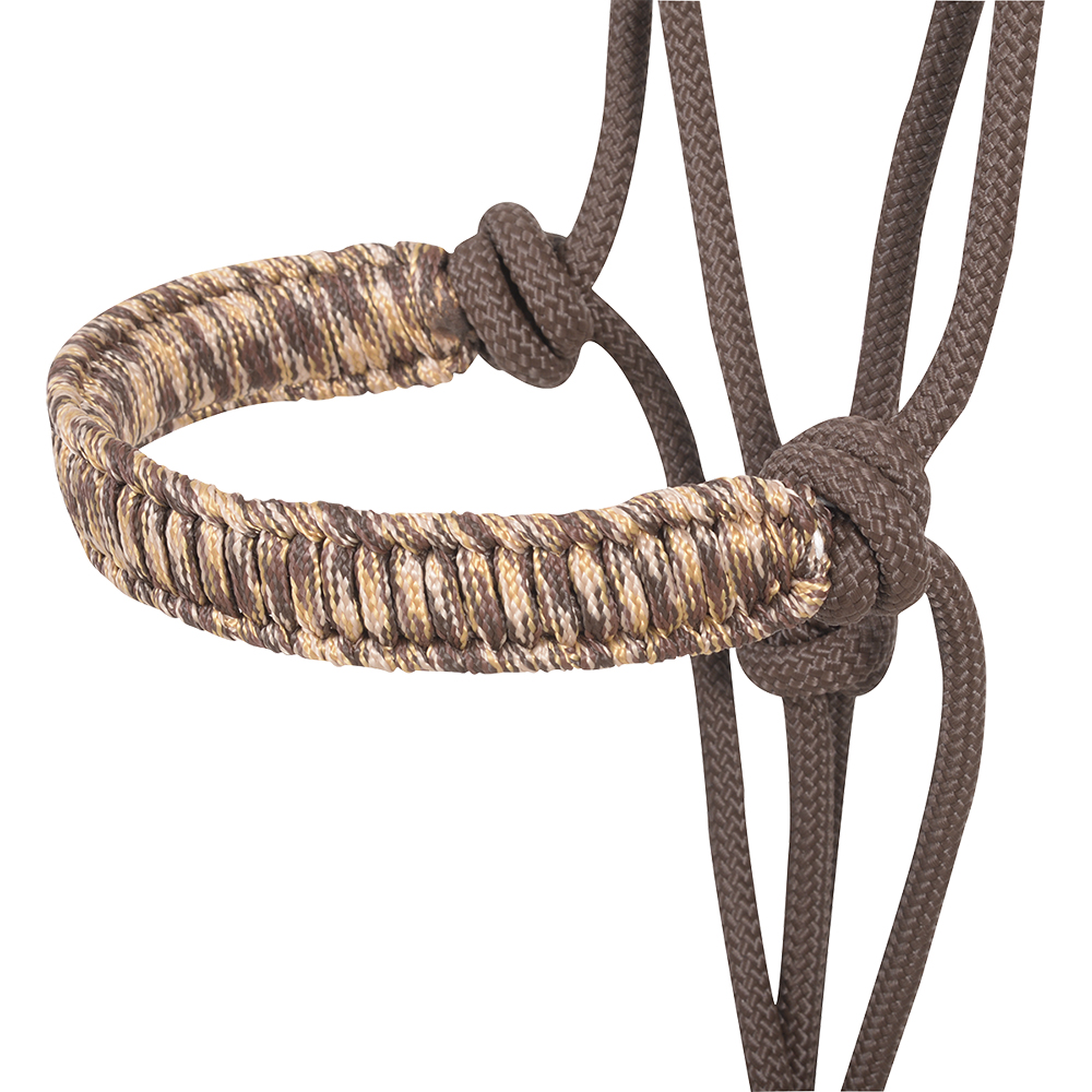 Cashel Company Brown Paracord Braid Rope Halter w/8ft L Browncamo ...