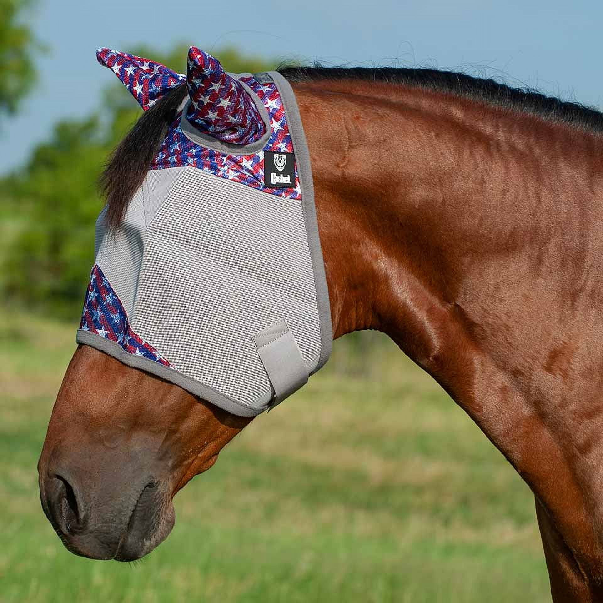 Cashel Crusader Fly Mask Standard with EARS - Freedom Stars & Stripes ...