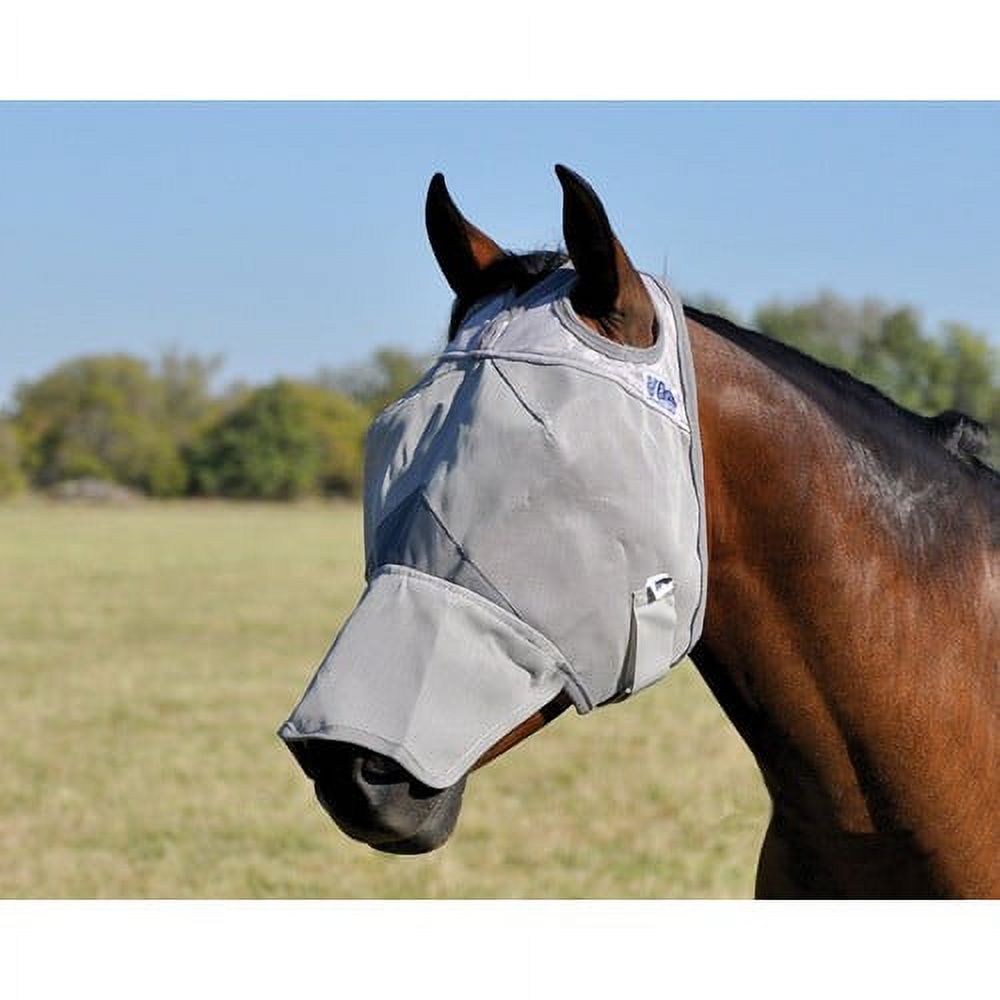 Cashel Crusader Fly Mask, No Ears or Nose (Draft) - Walmart.com