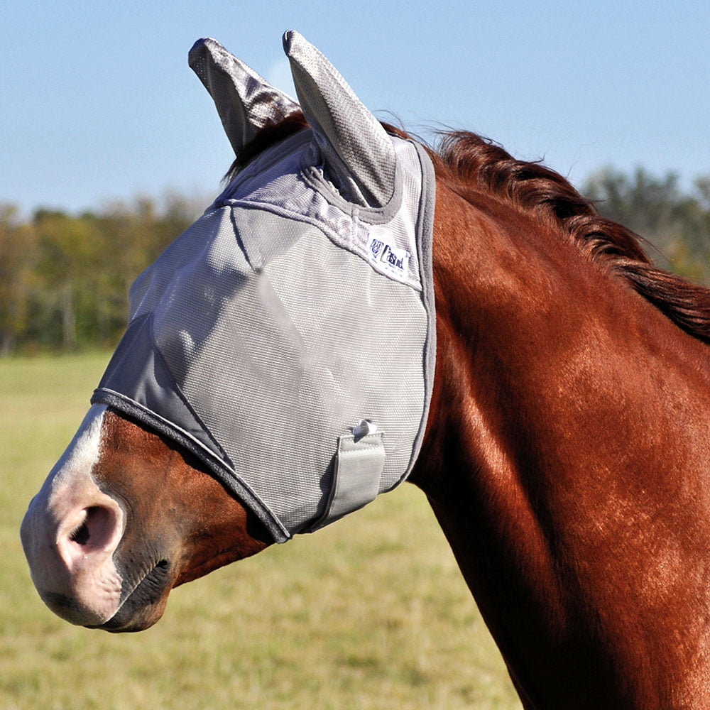 CASHEL Crusader Standard Protective Fly Mask with Mule Ears, Yearling ...