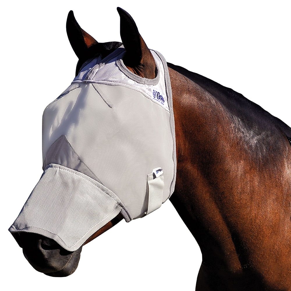 Cashel Long Nose Crusader Fly Mask Pony - Walmart.com