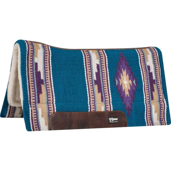 Cashel Performance Southwest Felt Pad - Contoured 3/4" Wool Turquoise ...