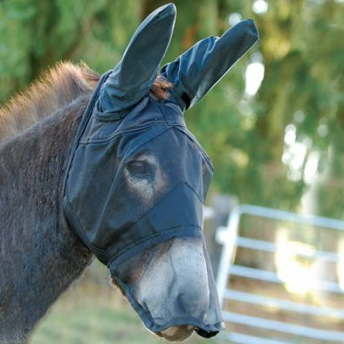 Cashel Quiet Ride Extended Nose Mule Mask w/Ears - Walmart.com