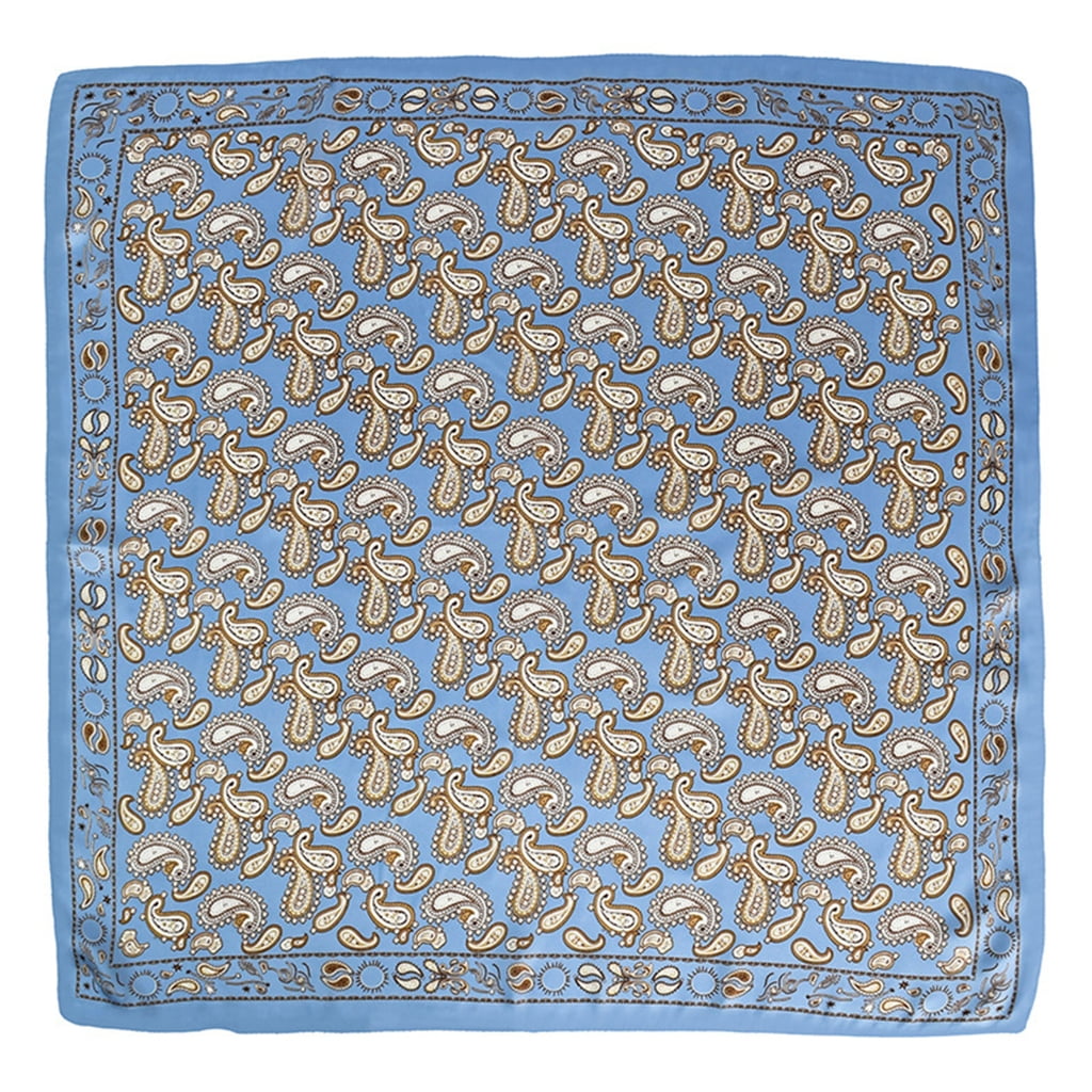 Cashew Pattern Bandannas Vintage Square Pocket Bandana Neck Scarf for ...