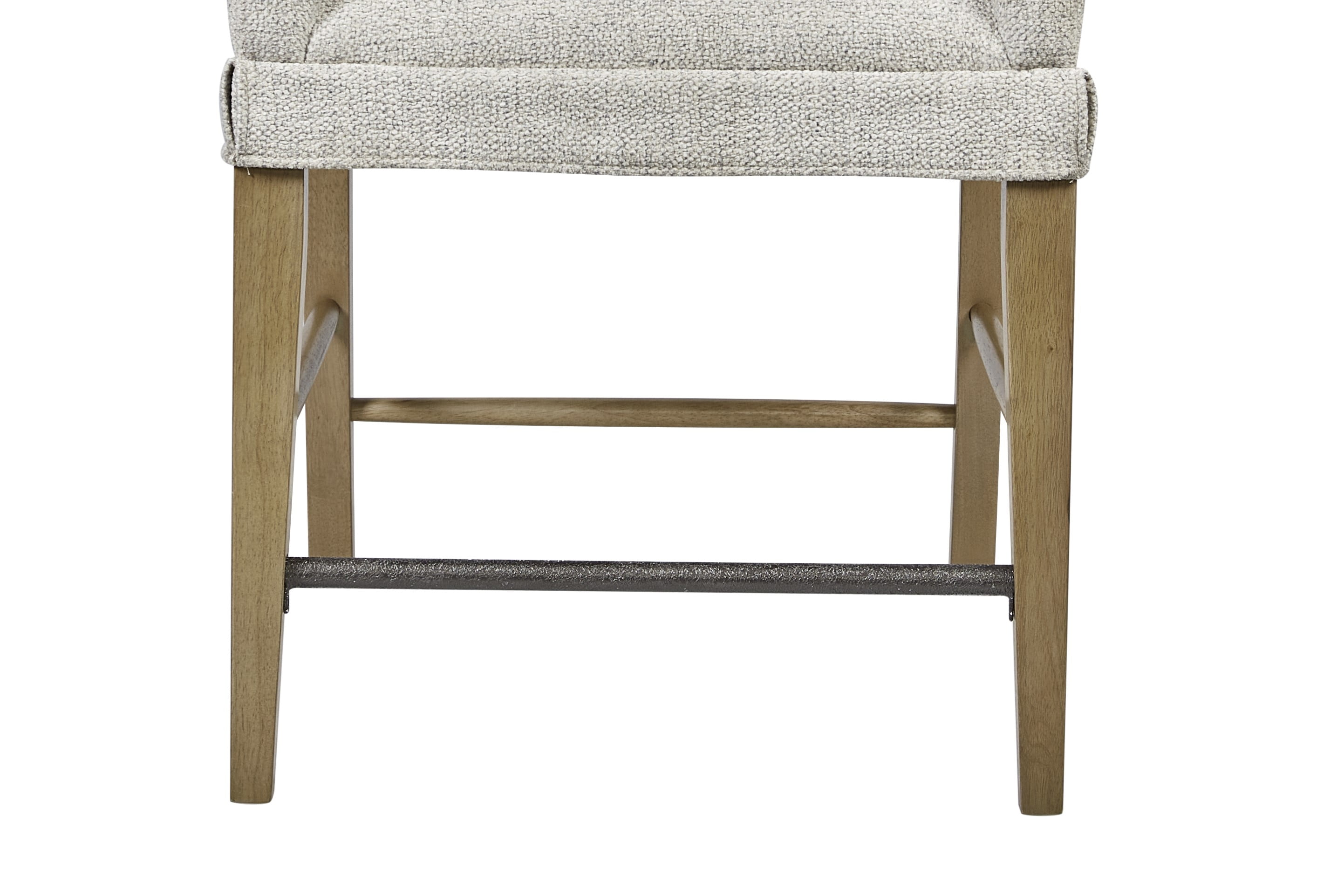 Cashew Upholstered Counter Stool (Set of 2) - Light Tan Polyester ...