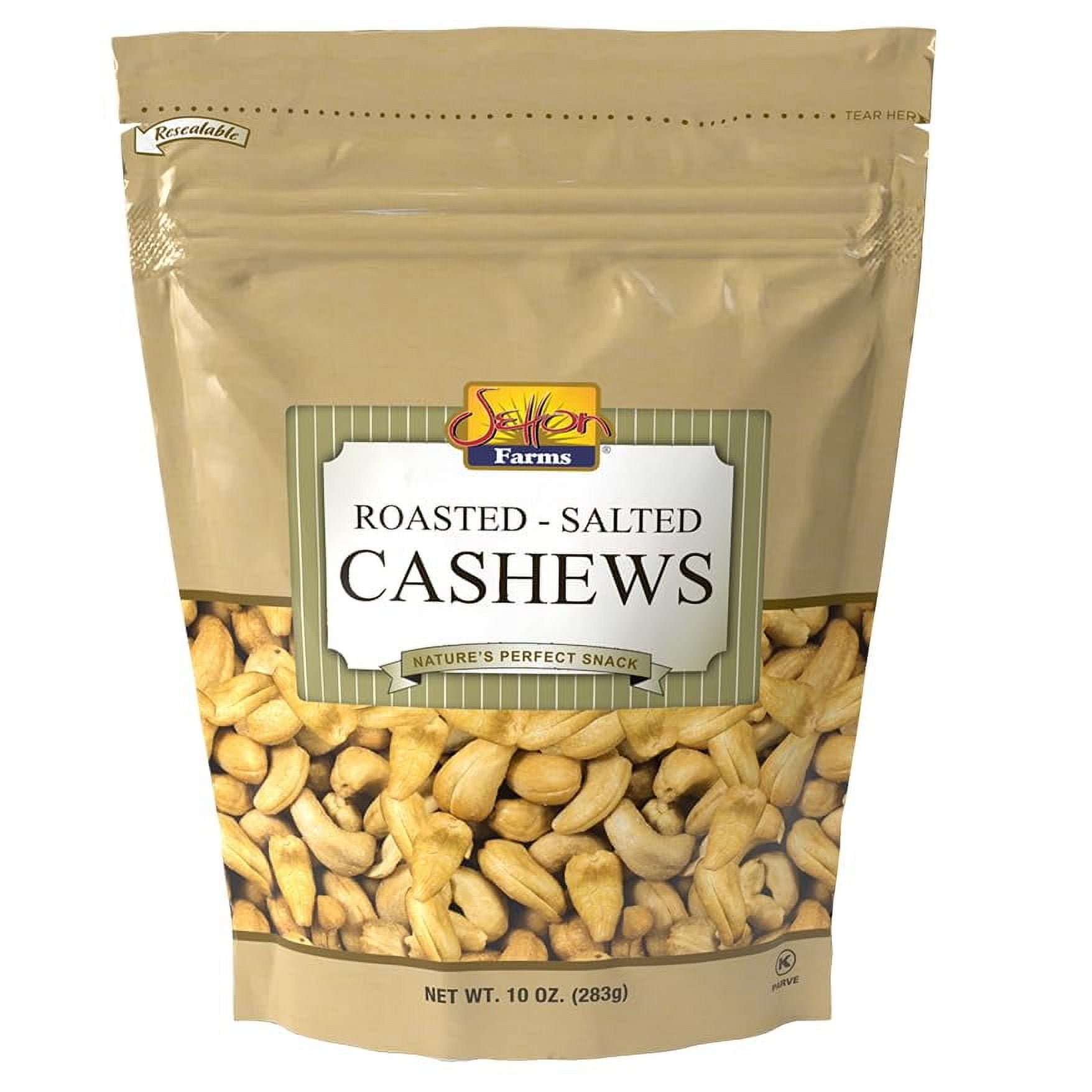 Cashews Roasted Salted 10 IRF13 Oz. Bag, Kosher - Walmart.com