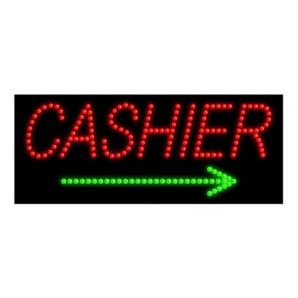Cashier-LED Dots Sign Made in USA - Walmart.com