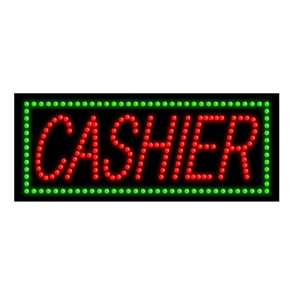 Cashier-LED Dots Sign Made in USA - Walmart.com