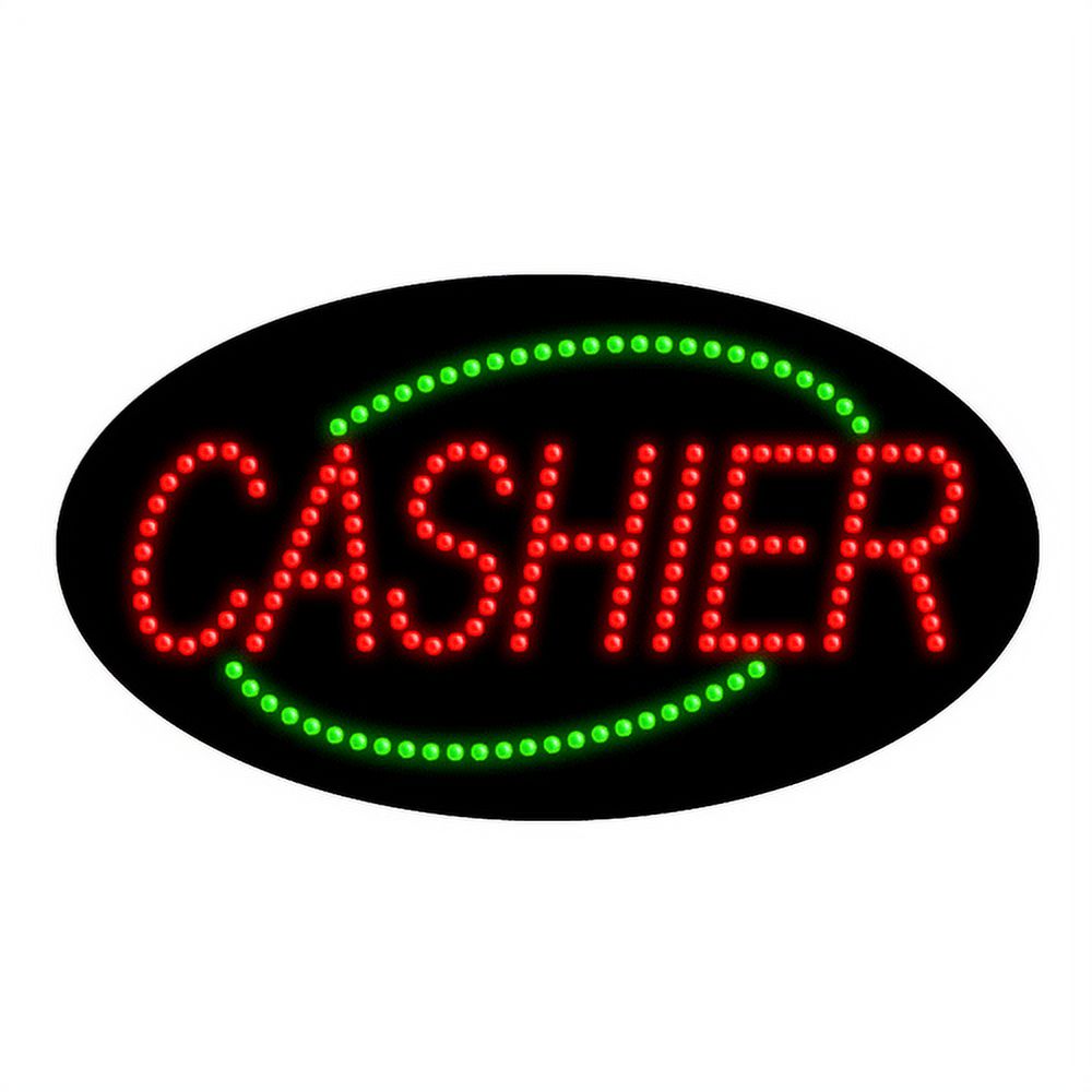 Cashier-LED Dots Sign Made in USA - Walmart.com