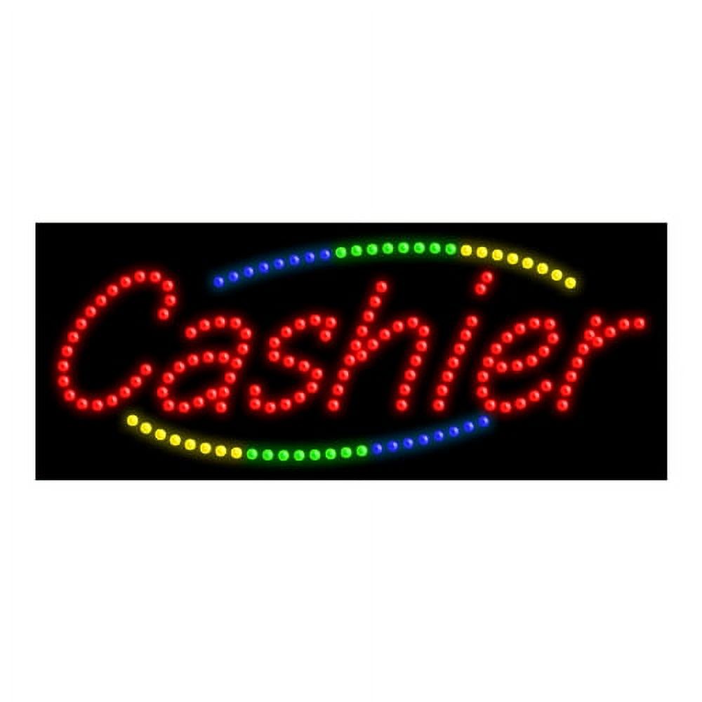 Cashier-LED Dots Sign Made in USA - Walmart.com