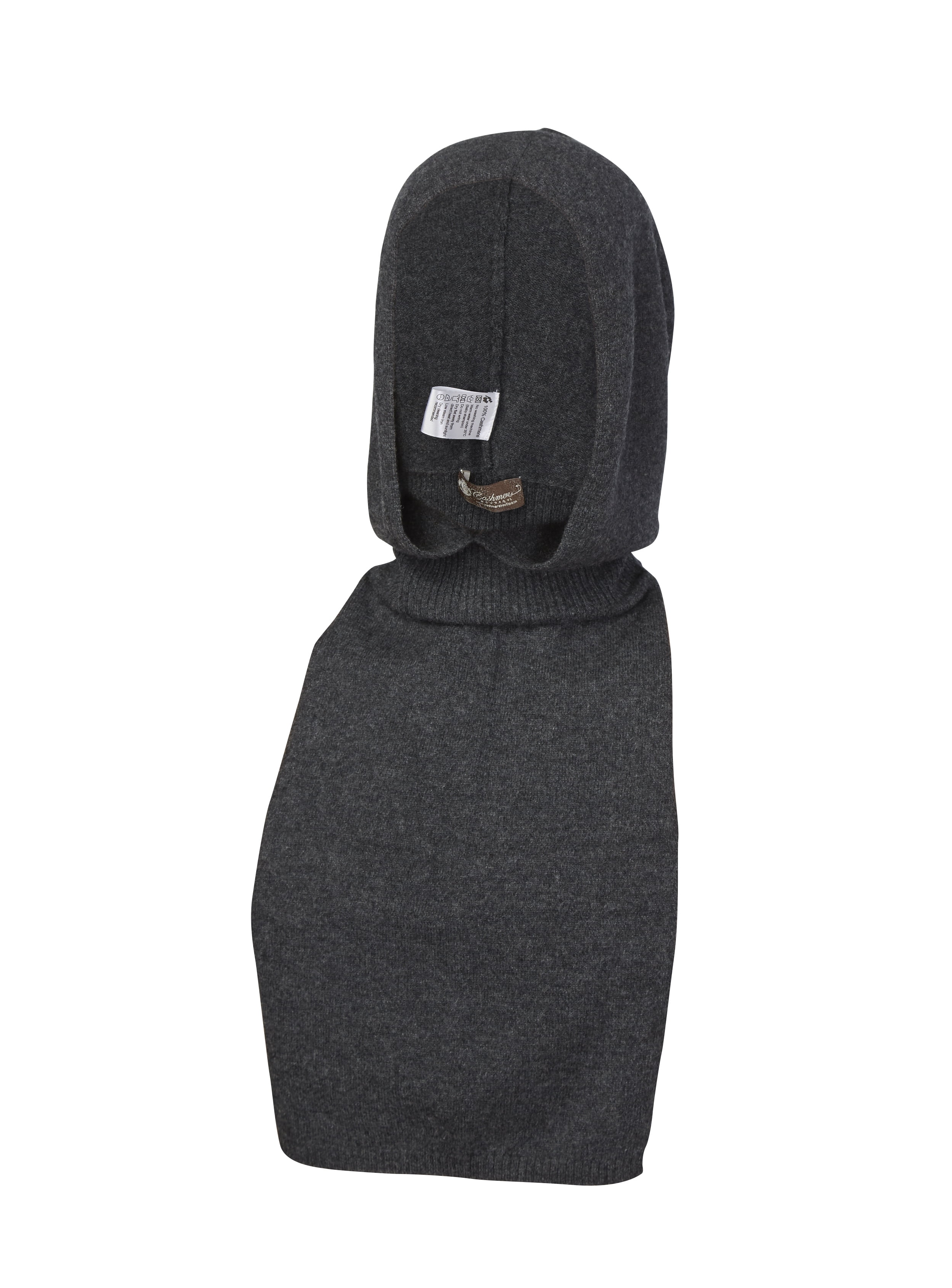 Cashmere Boutique: 100% Pure Cashmere Snood (Color: Charcoal Gray, Size: One Size) - Walmart.com