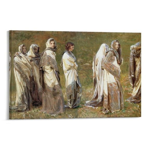 Cashmere Prints By John Singer Sargent Paintings Art Poster Canvas Art ...