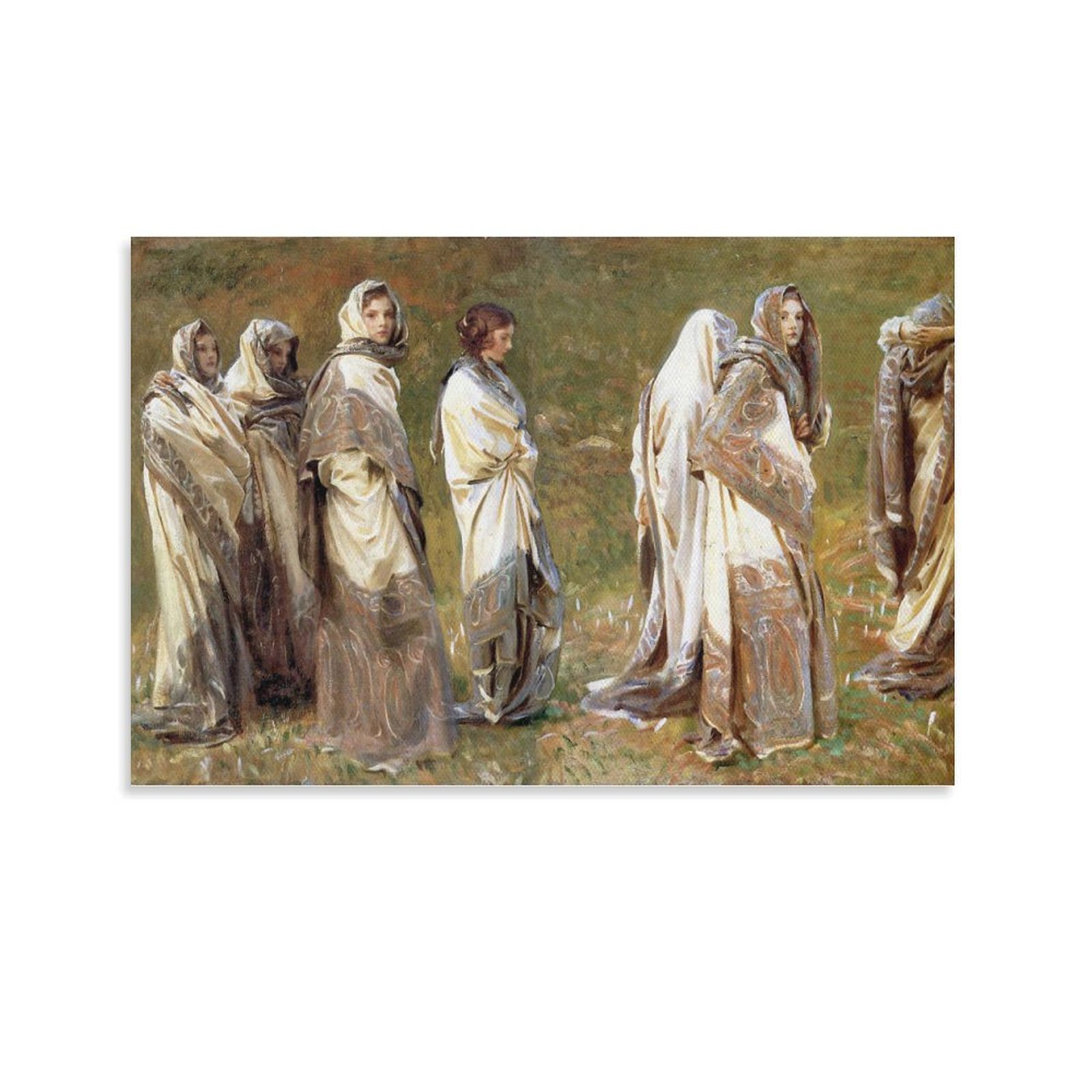 Cashmere Prints By John Singer Sargent Paintings Art Poster Canvas ...