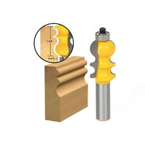 Yonico 5 Bit Casing & Base Molding Router Bit Set - 1/2" Shank - 16501 ...