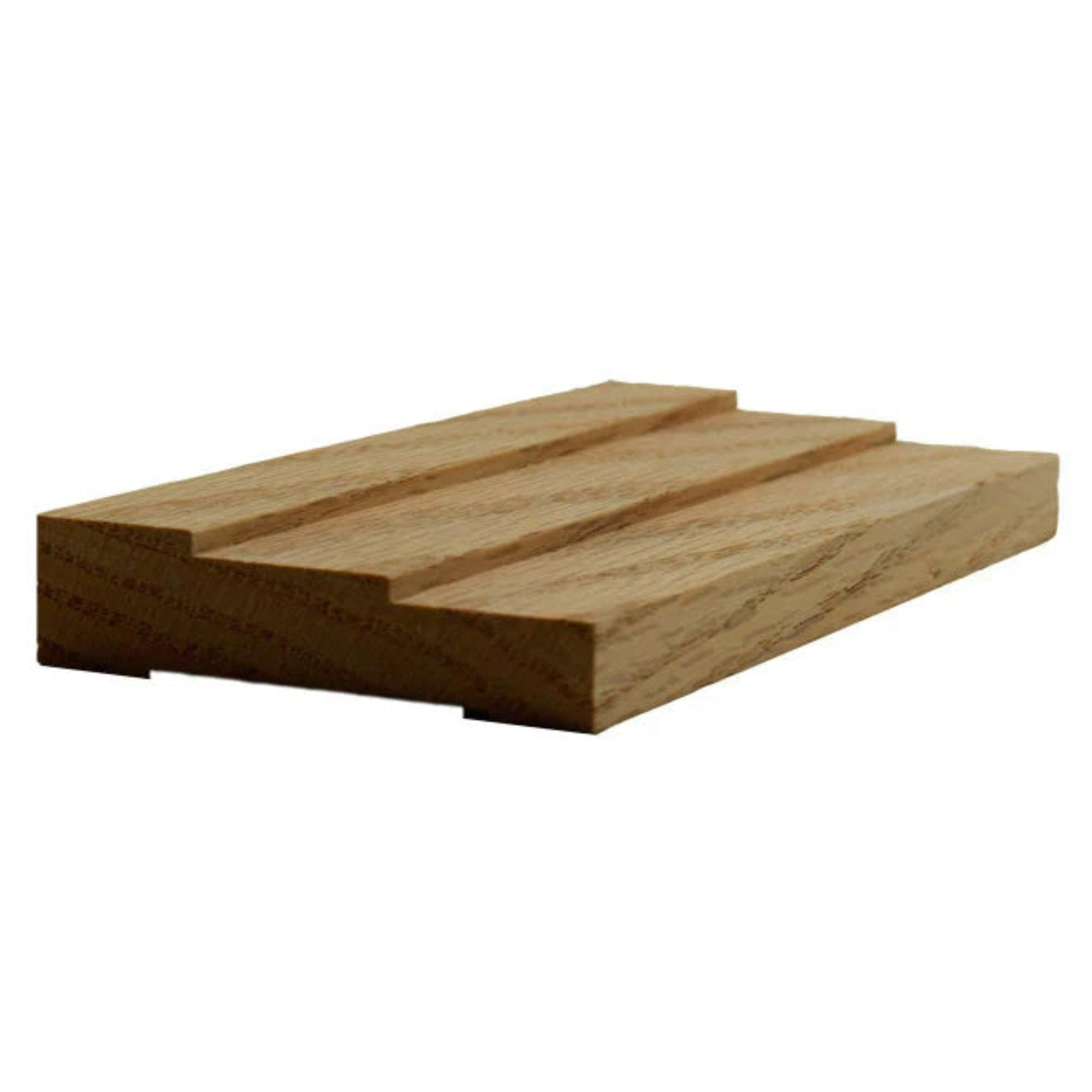 EWCA34 Contemporary 2-1/2" wide x 3/4" Stepped Casing. Unfinished Trim ...