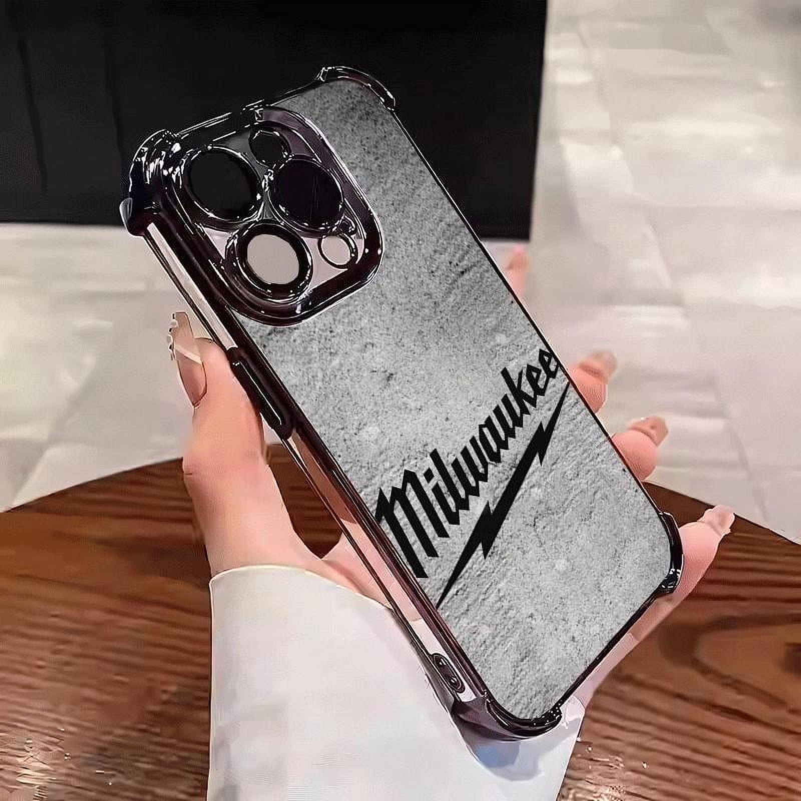 Casing For IPHONE 16 15 PRO MAX PLUS milwaukee Soft Silicon TPU anti ...