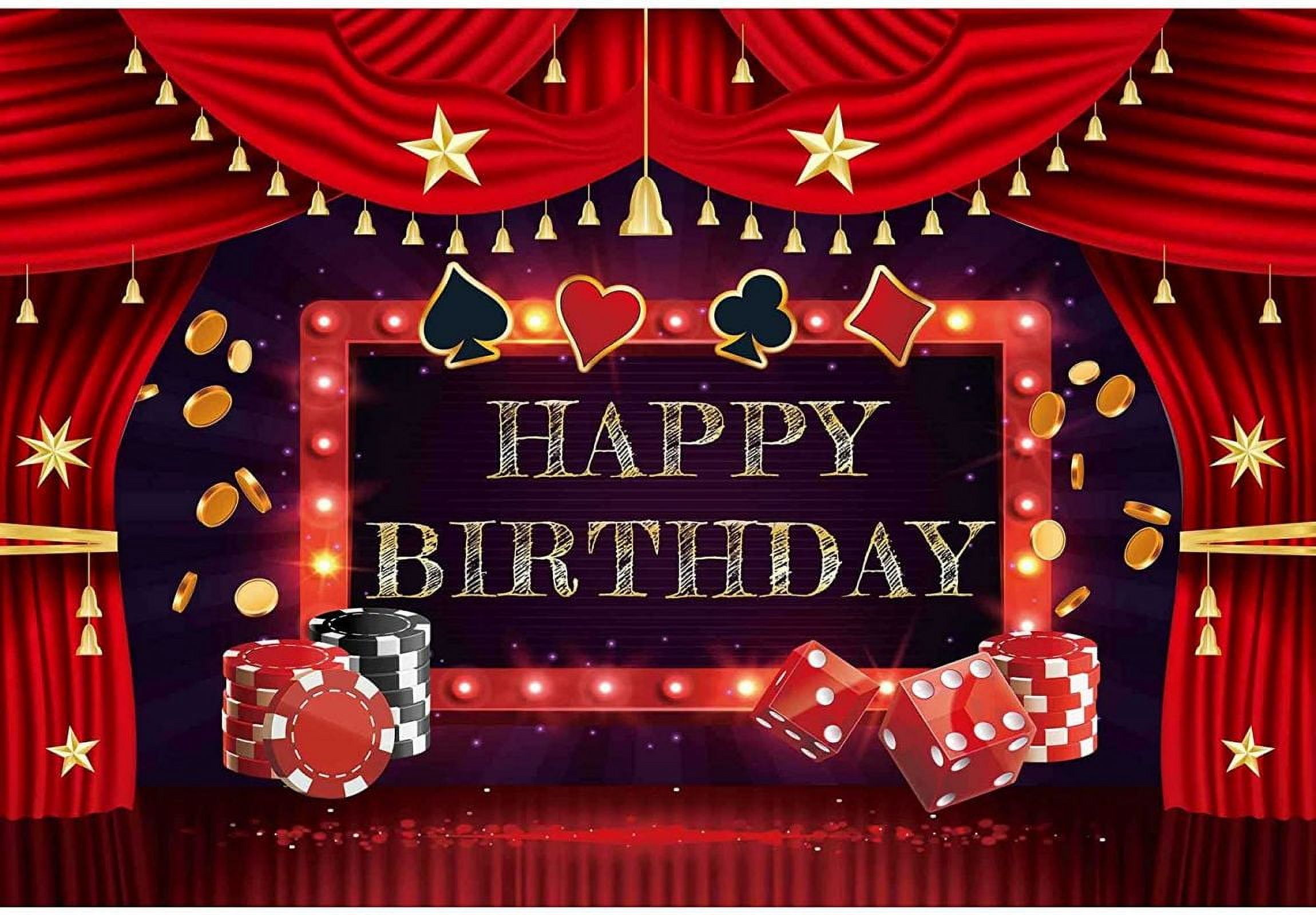 Casino Background Photo Night Birthday ration Slot Machine Photography ...