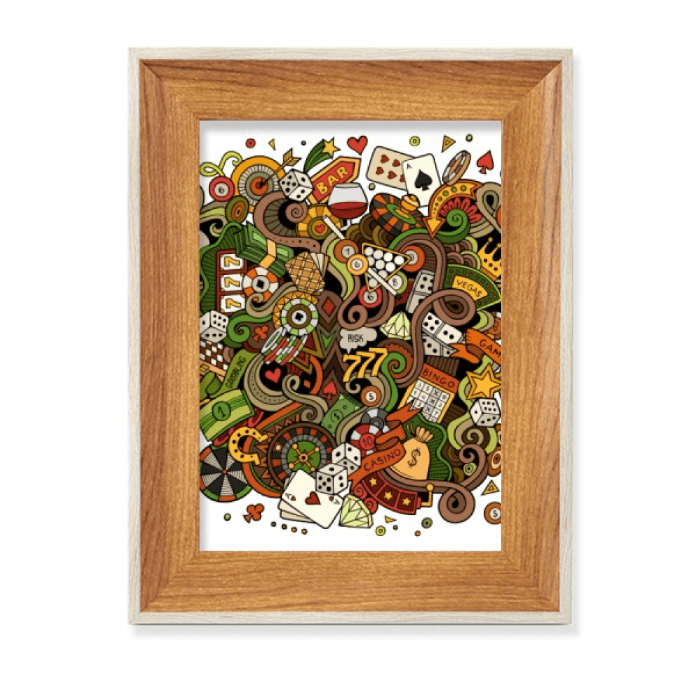 Casino Bar Poker Card Chips Jackpot Illustration Desktop Wooden Photo ...