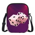 Casino Dice Star Galaxy Zipper Crossbody Bag Everyday Travel Pouch ...