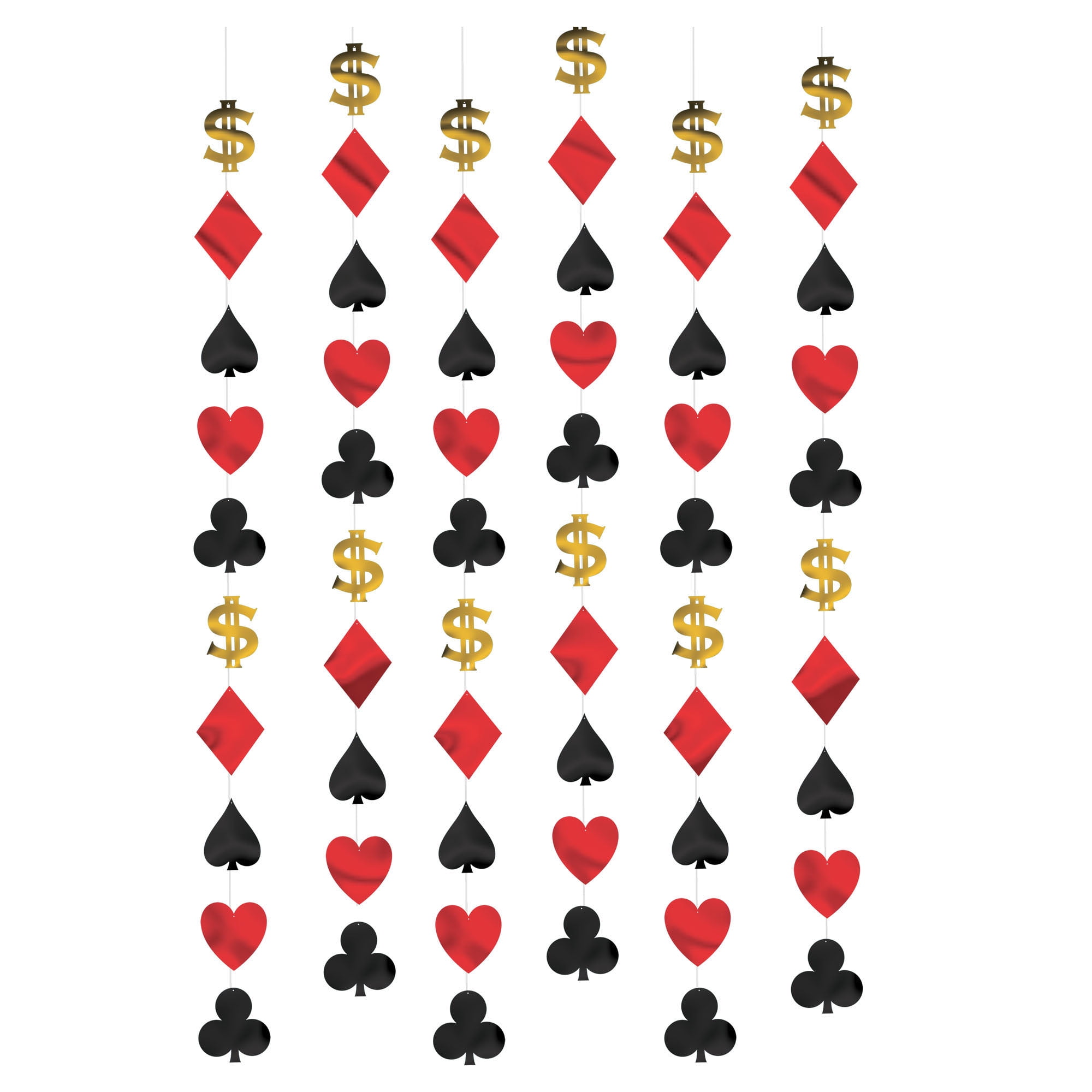 Casino Foil String Decorations - Walmart.com