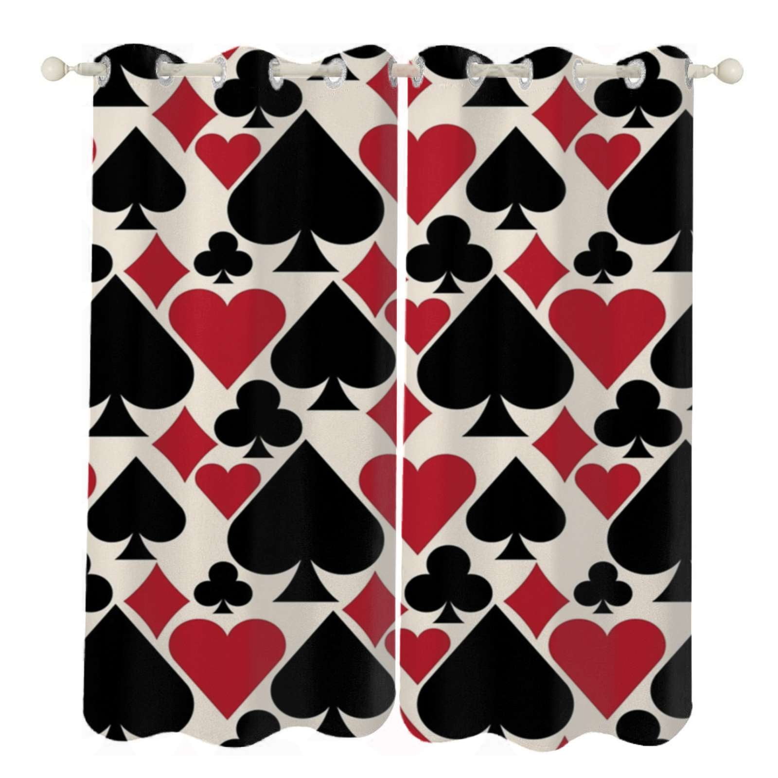 Casino Fun Sunshade Curtains Home Bedroom Living Room Dining Room Home ...