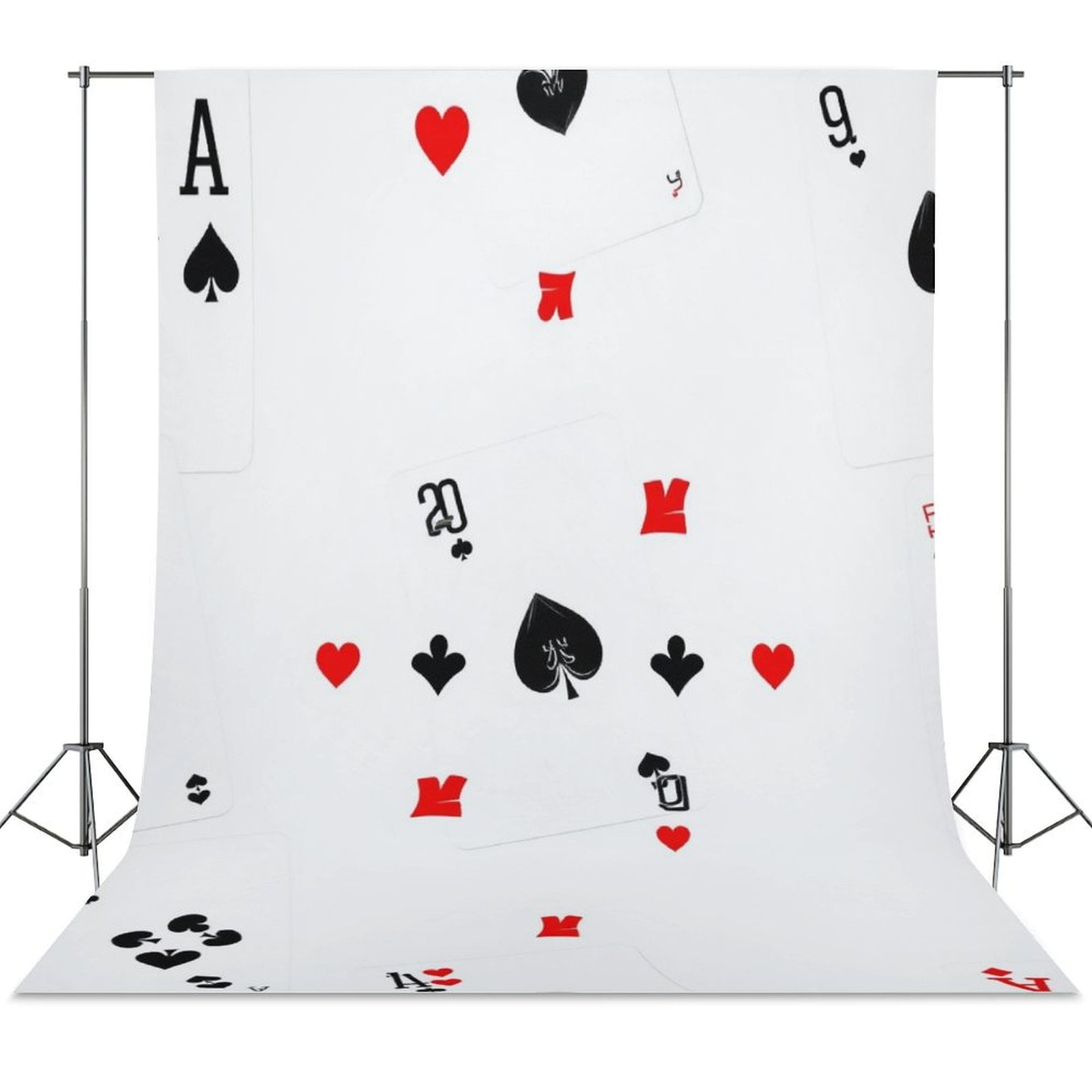 Casino Gambler Poker Pattern Decorations BackdropPortrait Photography ...