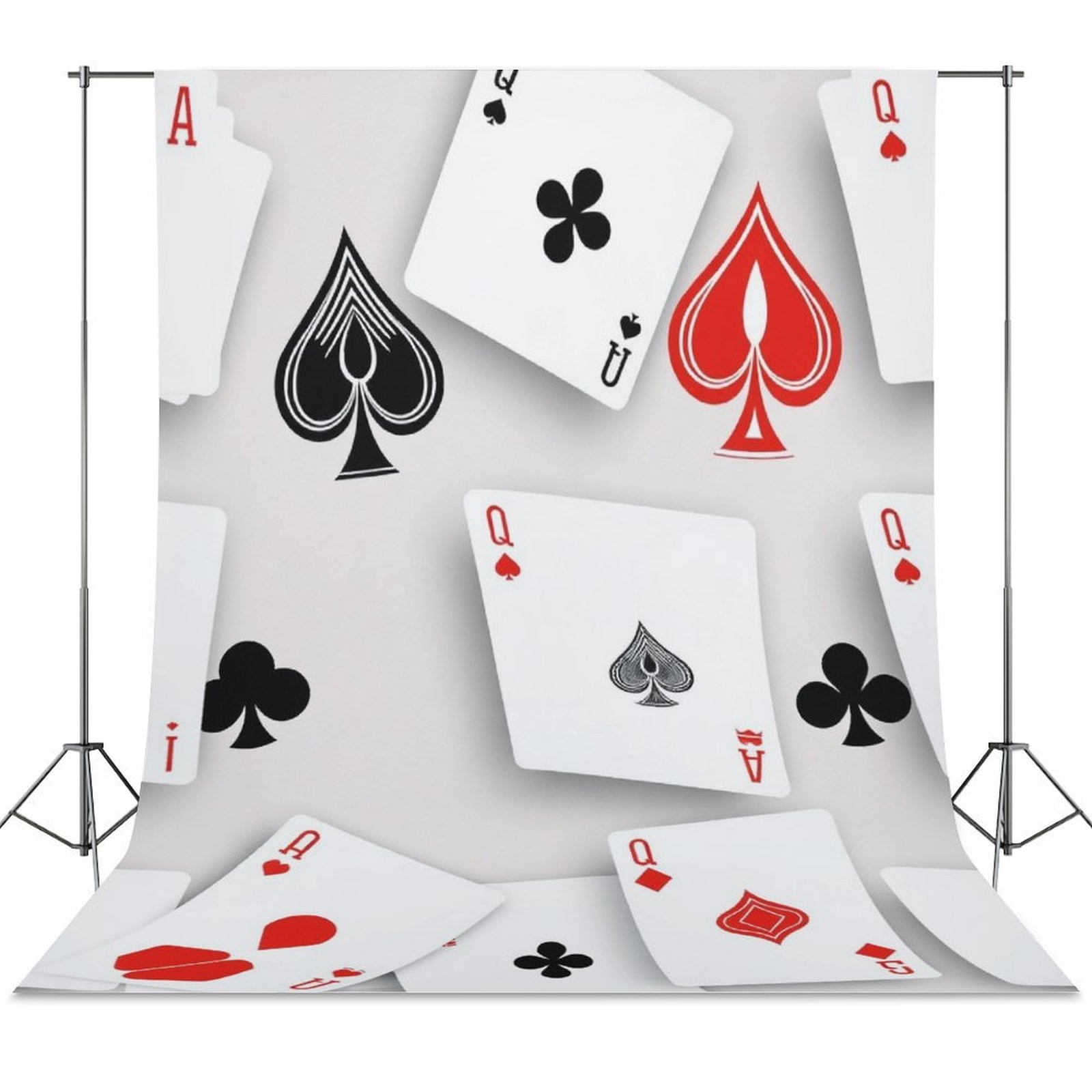 Casino Gambler Poker Pattern Decorations BackdropPortrait Photography ...