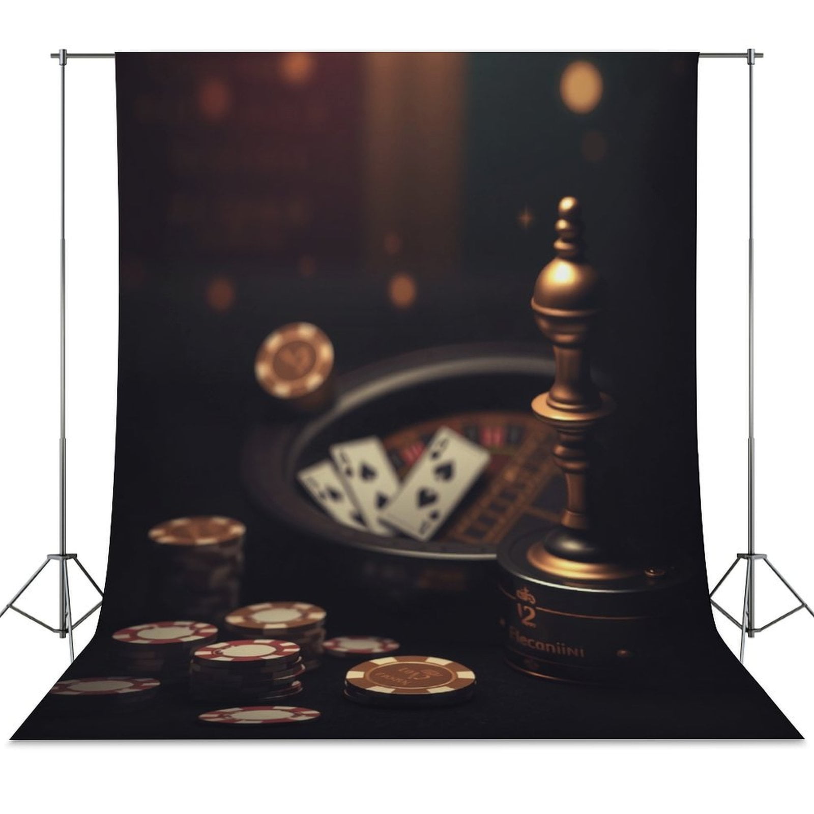 Casino Gambler Poker Pattern Photography Backdrops Adult Photostudio ...
