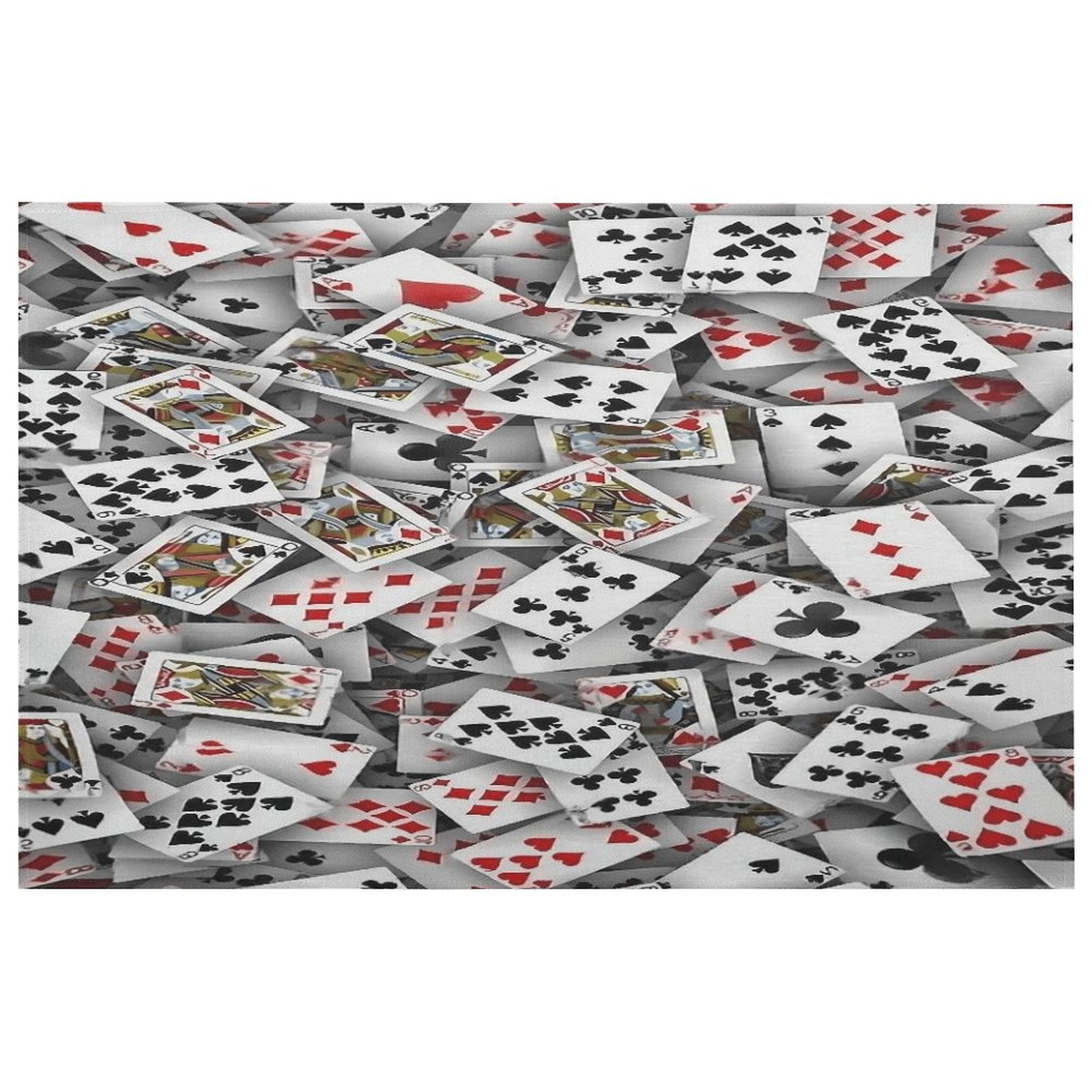 Casino Poker Adult Home Decor Bedroom Living Room Crystal Velvet Carpet ...