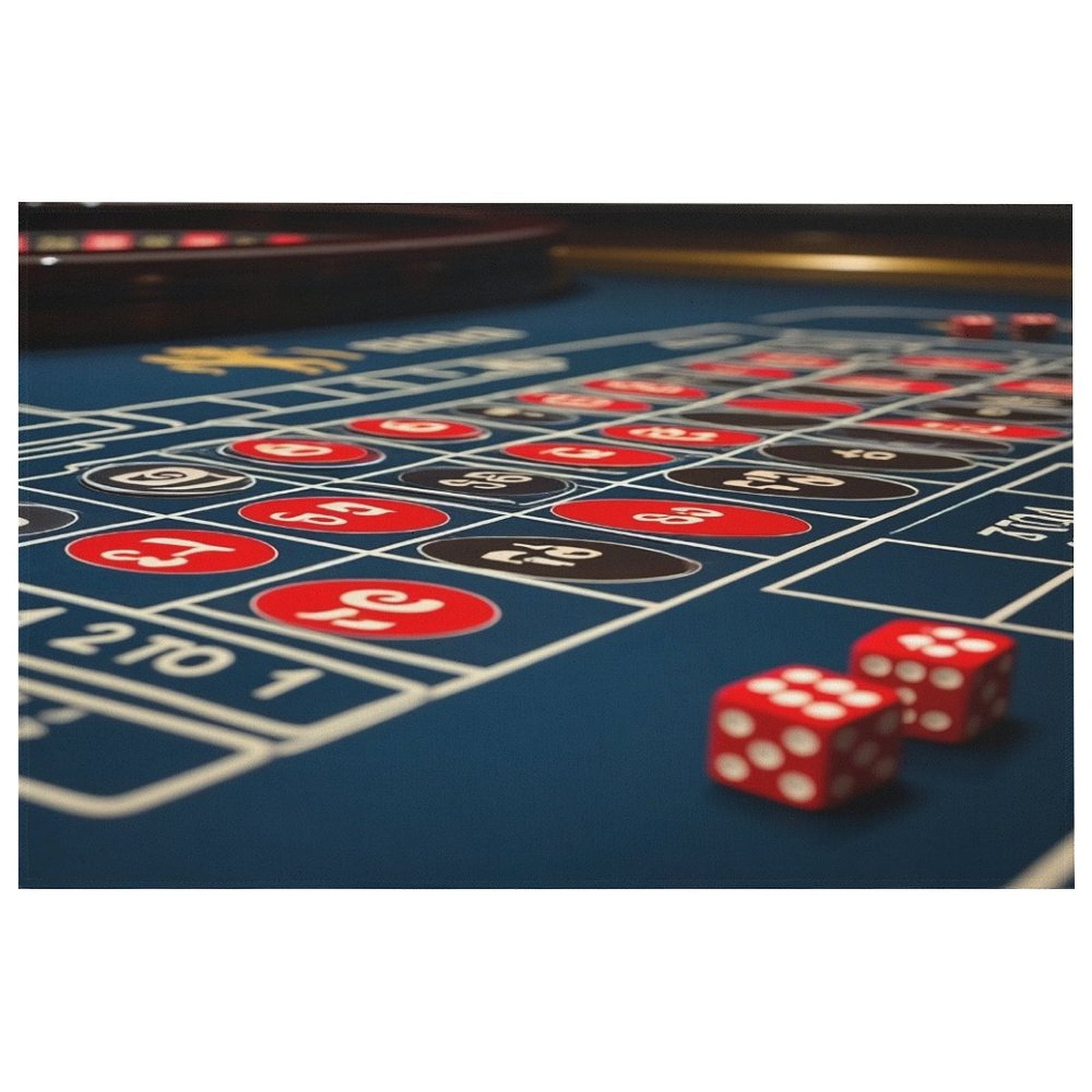 Casino Roulette Layout Adult Home Decor Bedroom Living Room Crystal ...