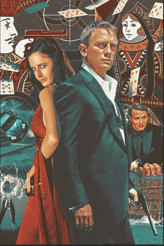 Casino Royale 2006 Poster 24x36 - Daniel Craig, James Bond, Action ...
