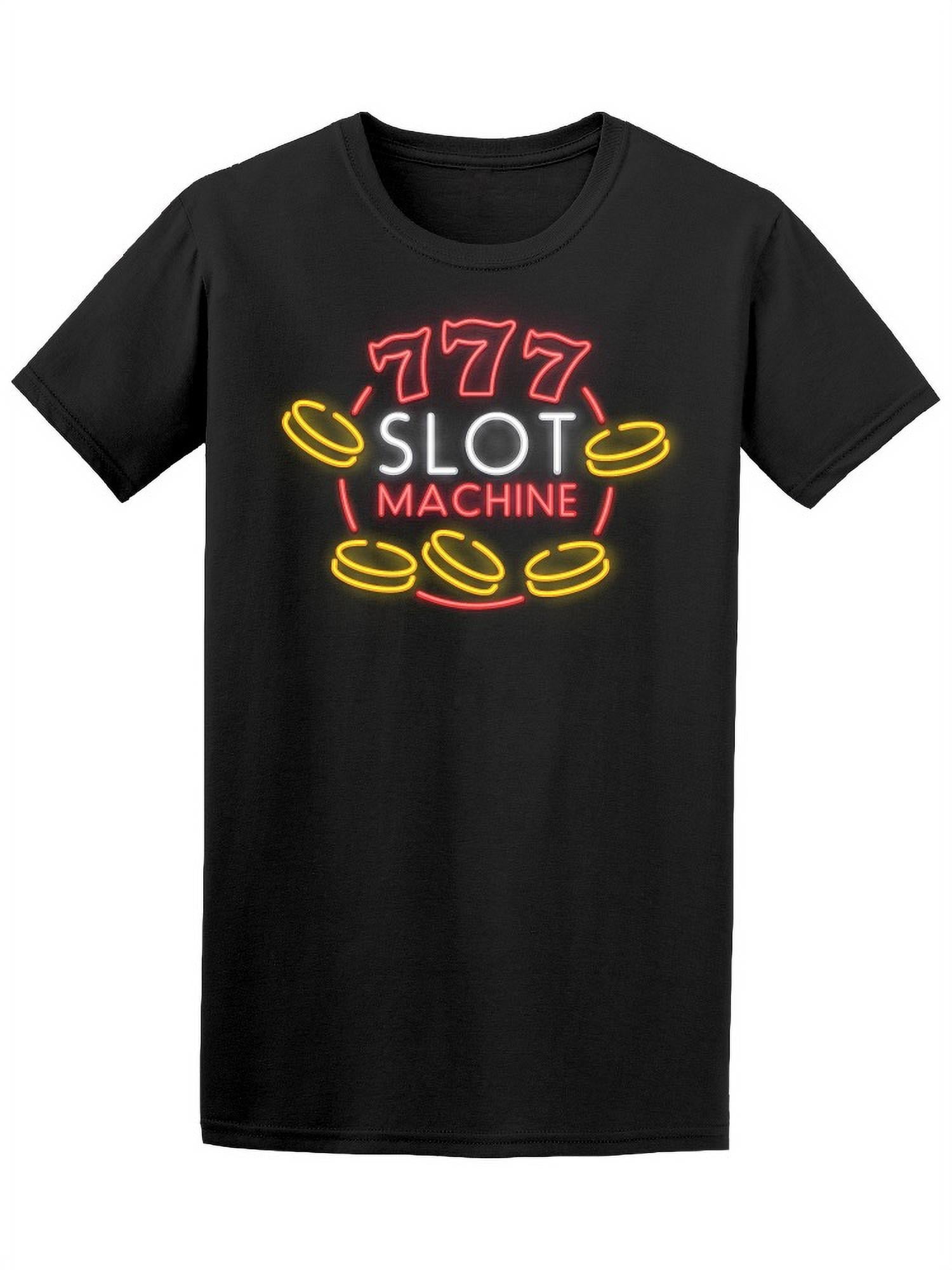 Casino Slot Machine T-Shirt Men -Image by Shutterstock, Male Small ...