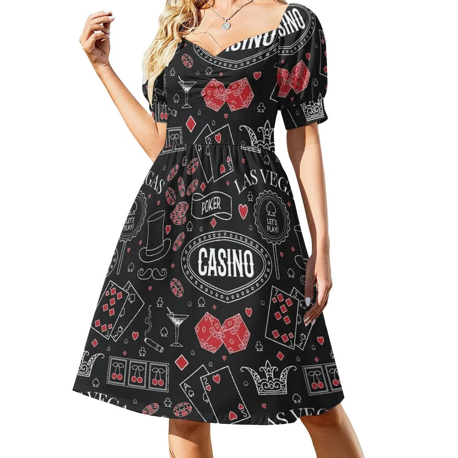 Casino theme. Seamless pattern with decorative elements on chalkboard ...