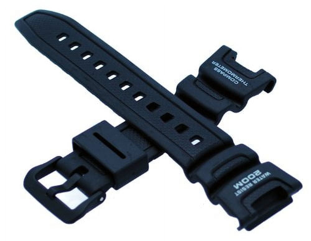 Casio Adjustable Resin/Rubber, Casio SGW-100-1VH Wristwatch Band, 16mm ...