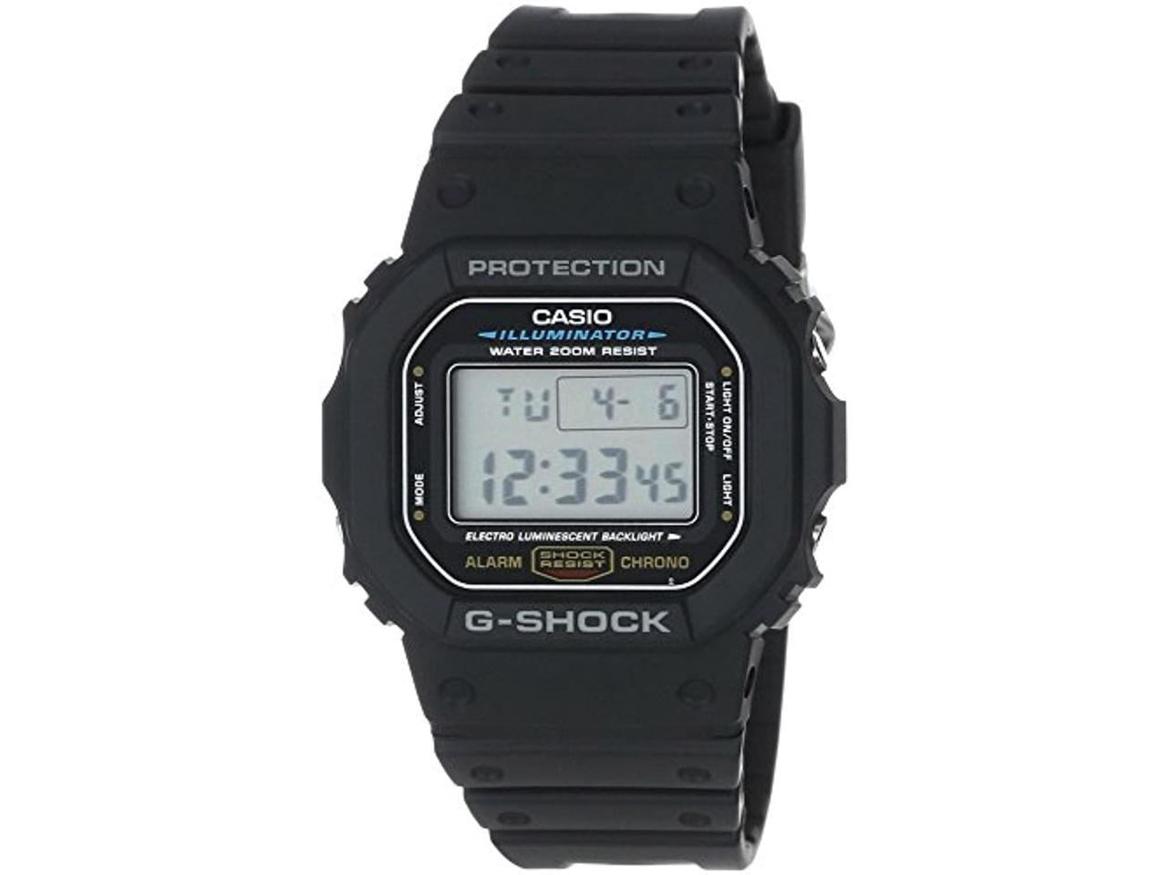 Casio, G-Shock Classic Core Watch, DW5600E-1V, Shock Resistant ...