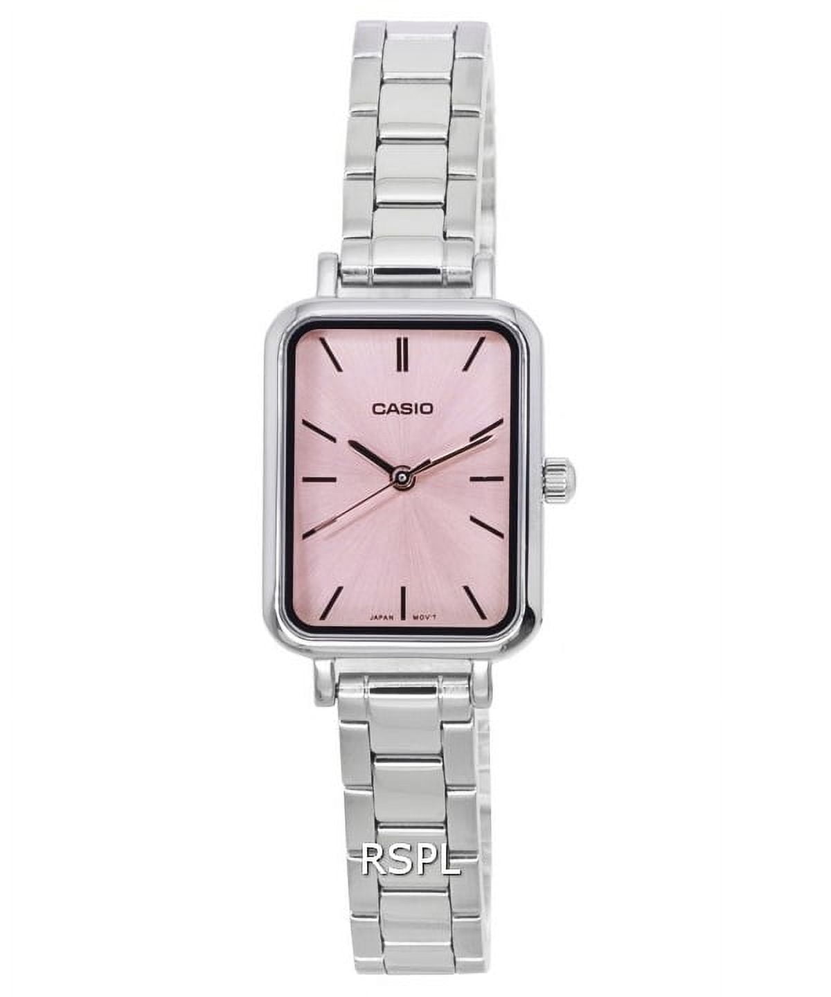 Casio Analog Pink Dial Quartz LTP-V009D-4E LTPV009D-4E Women's Watch ...