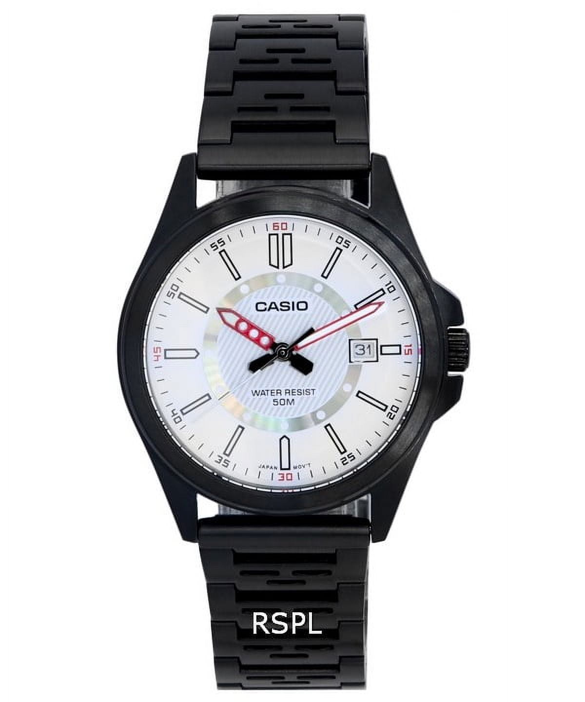 Casio Analog White Dial Quartz MTP-E700B-7E MTPE700B-7E Men's Watch ...