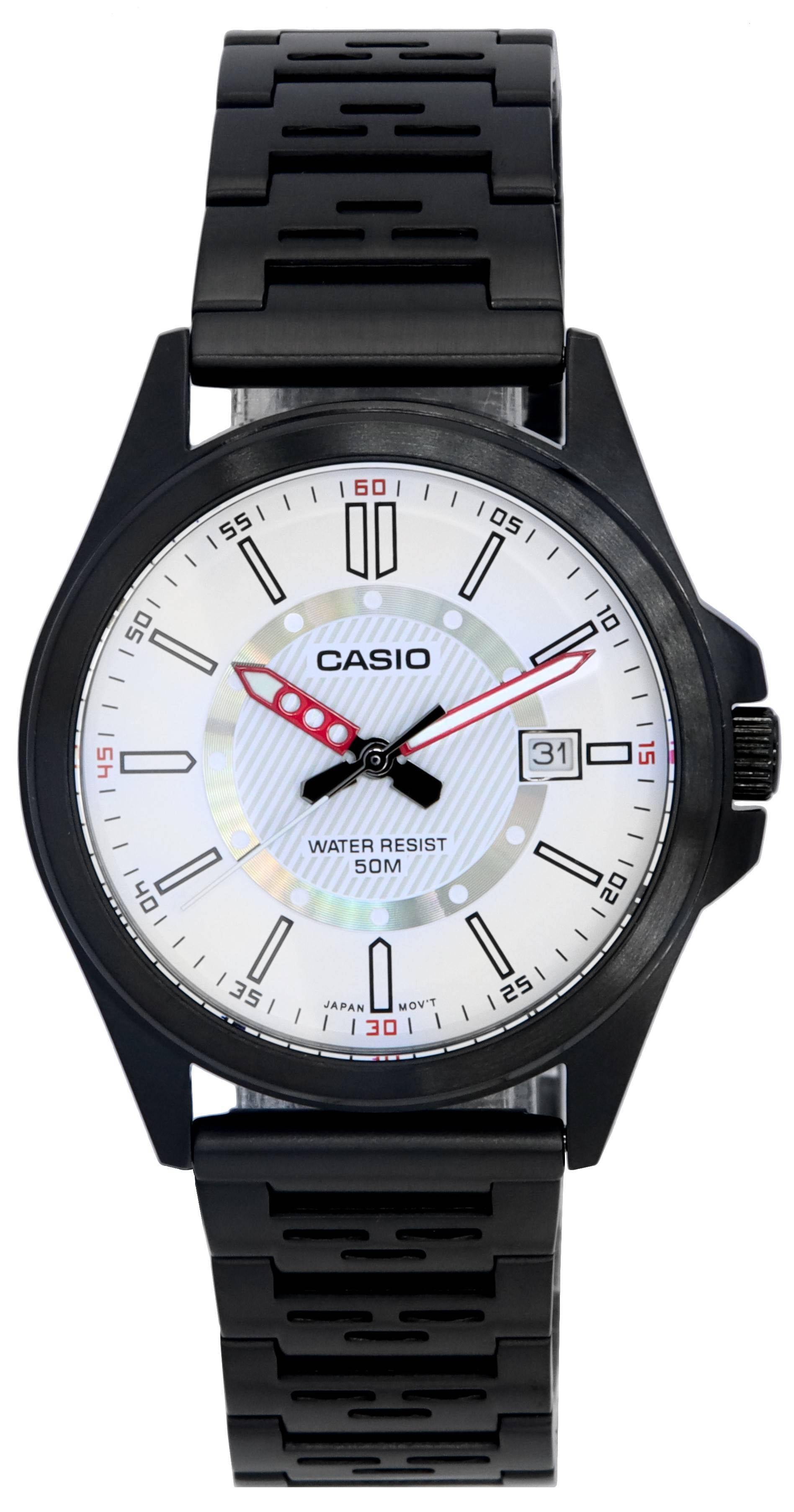 Casio Analog White Dial Quartz MTP-E700B-7E MTPE700B-7E Men's Watch - Walmart.com