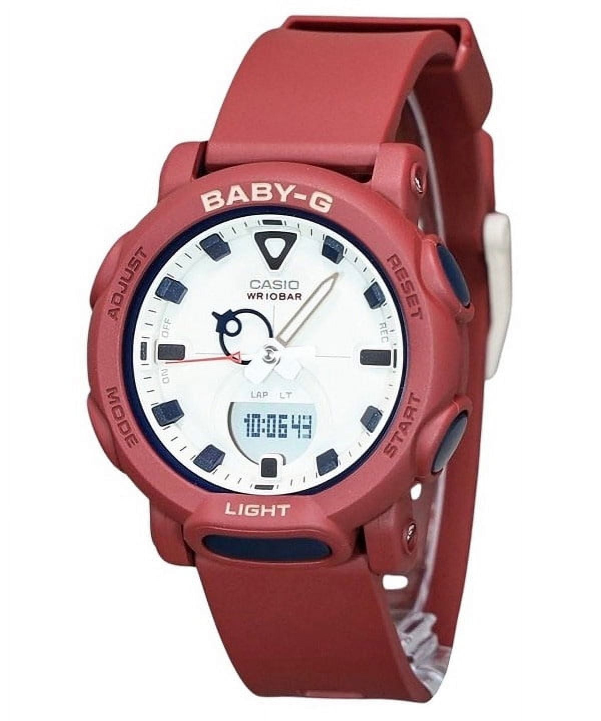 Casio Baby-G Analog Digital Bio Based Resin Strap White Dial Quartz BGA ...