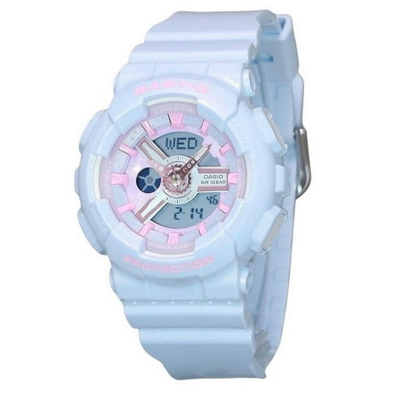 Casio Baby-G Analog Digital Resin Strap Multicolor Dial Quartz BA-110FH-2A 100M Women's Watch ...