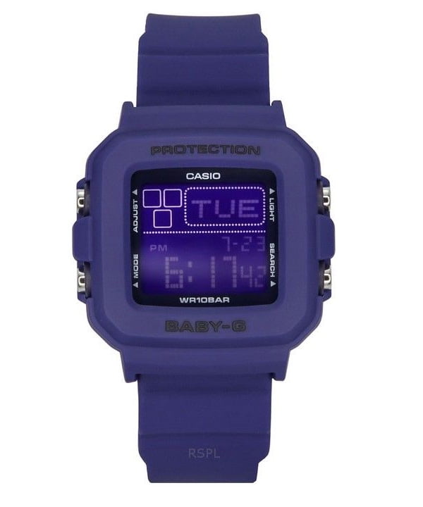Casio Baby-G Plus Digital 30th Anniversary Blue Resin Strap Quartz BGD ...