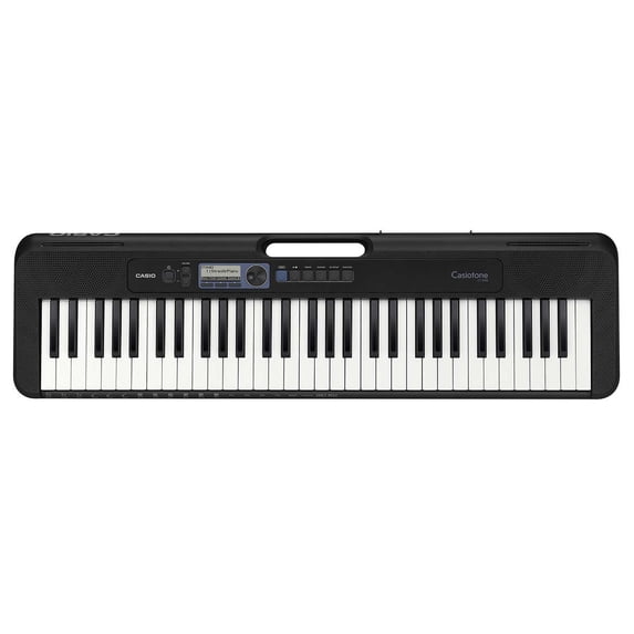 Casio CT-S190 Full Size 61-key Portable Electronic Keyboard Bundle ...