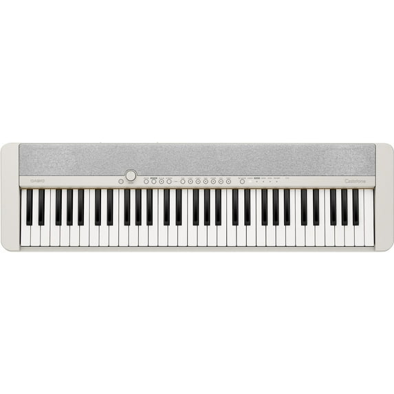 Casio CTS1 61 Key Portable Keyboard in White - Walmart.com