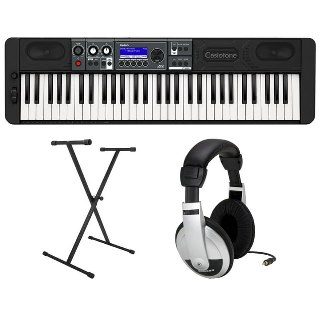 Casio CTS500 Premium Pack with Keyboard Stand, AC Adapter, and ...