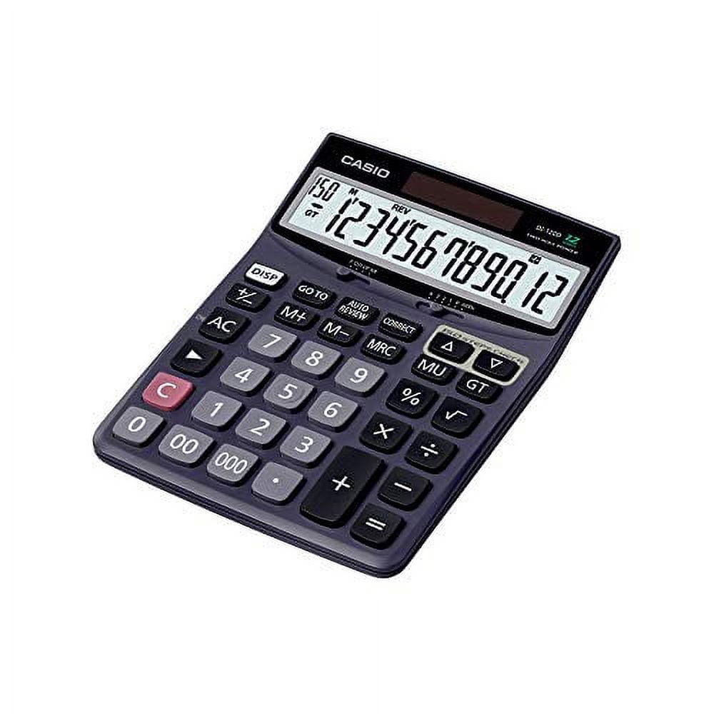 Casio DJ-120D Business Desktop Calculator with Check & Correct ...