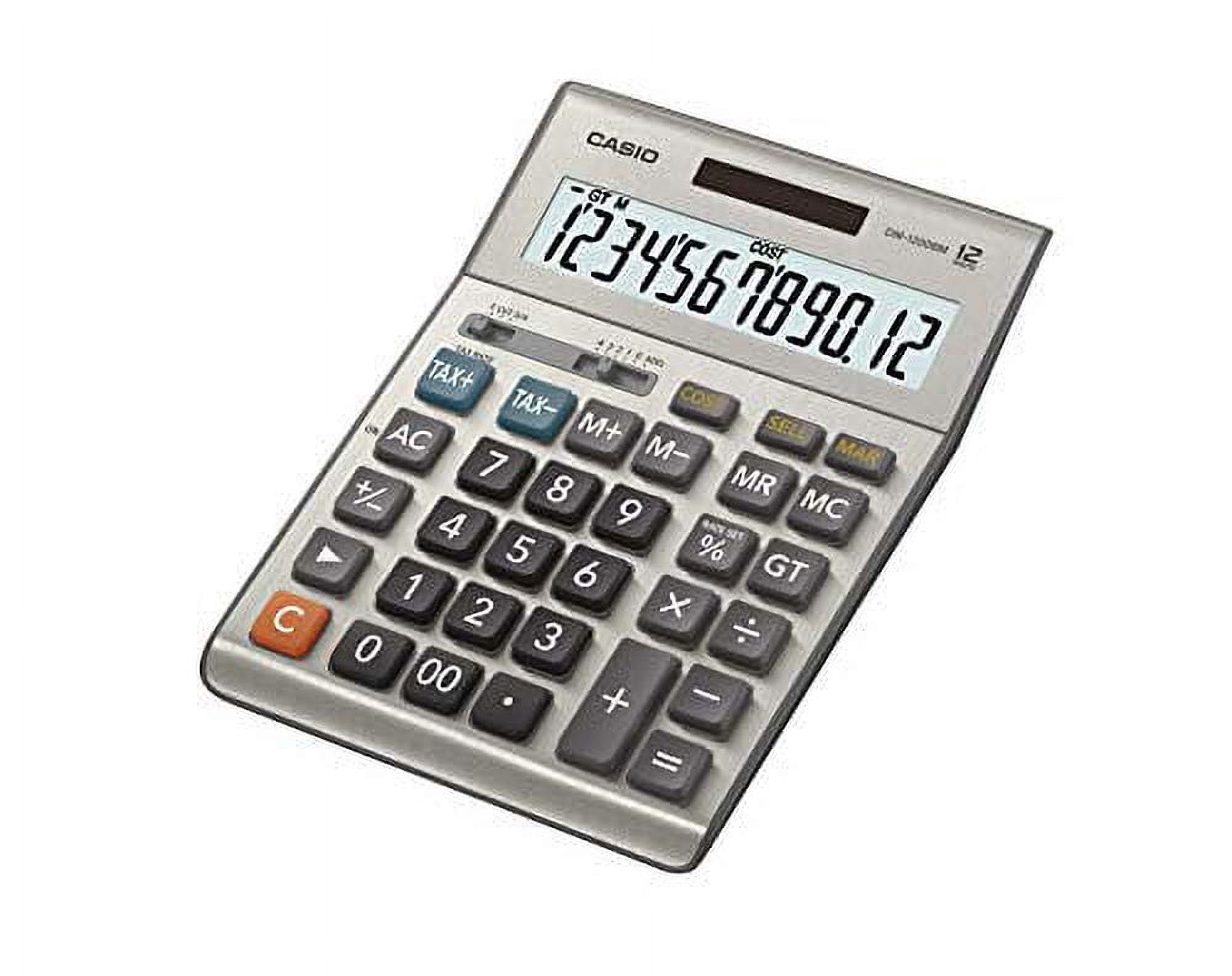 Casio DM-1200BM,Business Desktop Calculator, Extra Large Display ...