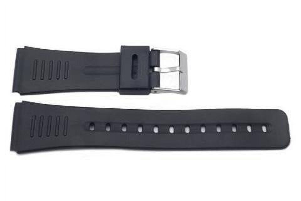 Casio Databank Replacement Watch Band 22mm Black Resin - Walmart.com