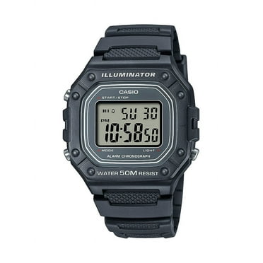 Casio Men's All Black Large Case Digital Sport Watch W218H-1BV ...