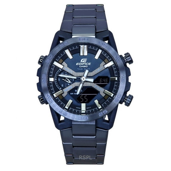 Casio Edifice Analog Digital Cool Blue Edition Smartphone Link Blue ...